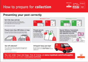 How To Prepare Franked Mail For Posting, Dropping Off & Collection